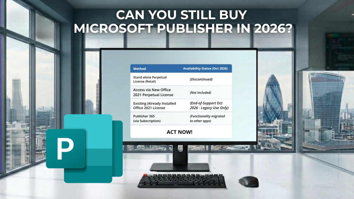 Can You Still Buy Microsoft Publisher in 2026? | Software Supplies